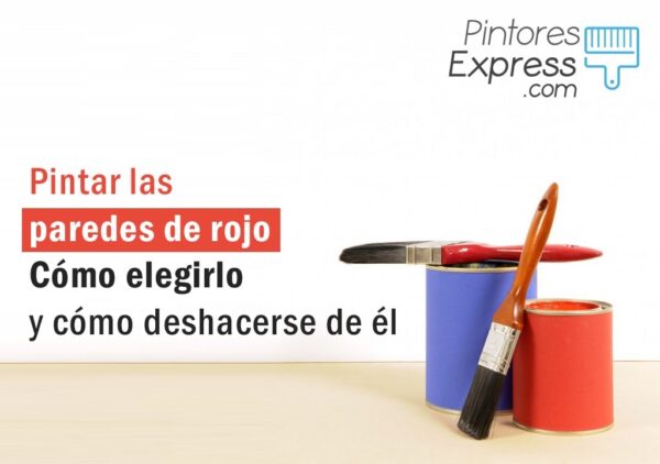 Cómo pintar o quitar el color rojo de las paredes de casa