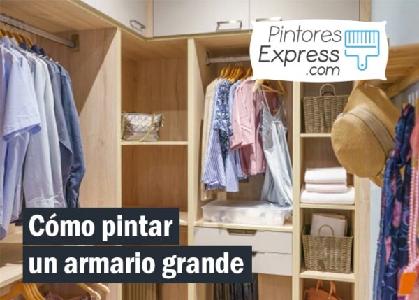 Cómo pintar un armario grande fácilmente